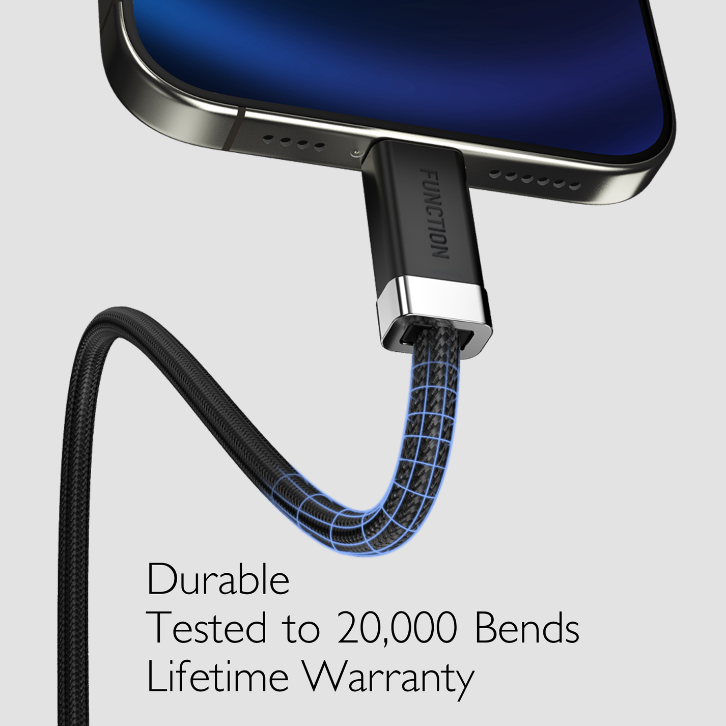 Stay Cable: Magnetic USB-C Charging Cable (3.3 ft | 1 Meter) | Function101